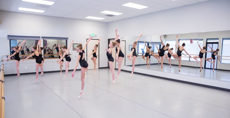 Ballet Dance Class stock image. Image of learning, coordination - 69040313