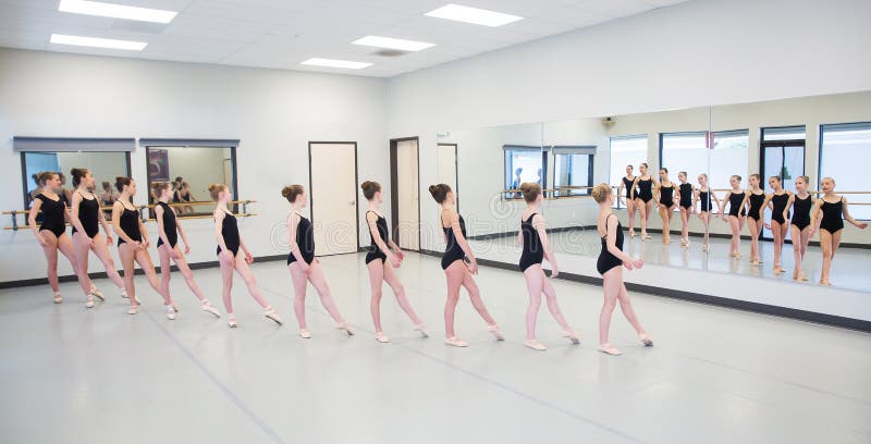 Ballet Dance Class stock image. Image of learning, coordination - 69040313