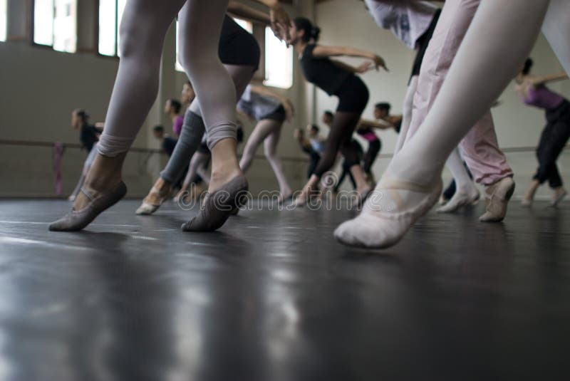 Ballet Class stock photo. Image of pointe, class, ballerina - 3613116