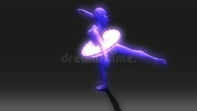 Ballet Dancer Animation stock video. Video of female - 38287006
