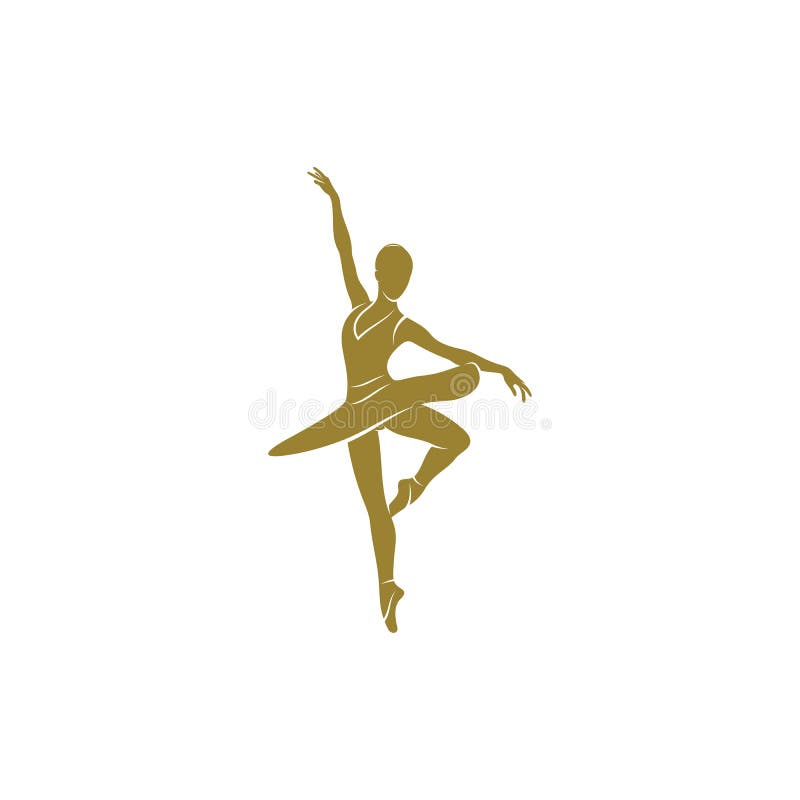 Ballet Dancer Design Vector Illustration, Creative Ballet Dancer Logo ...
