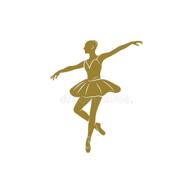 Ballet Dancer Design Vector Illustration, Creative Ballet Dancer Logo ...