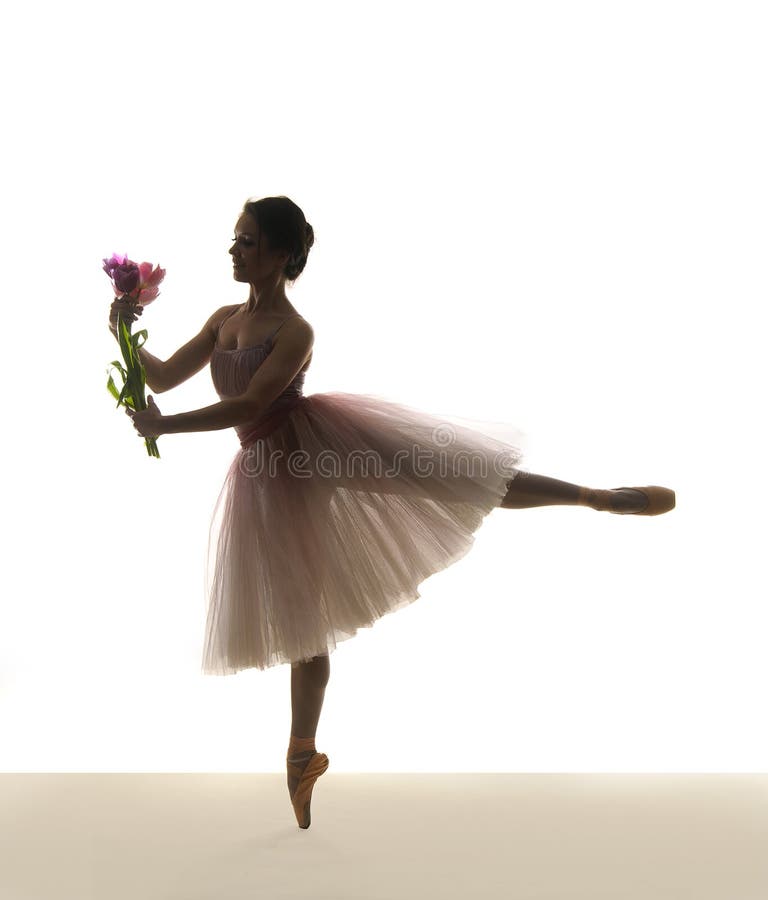 Ballerina in Ballet Pose Classical Dance Stock Photo - Image of grace ...