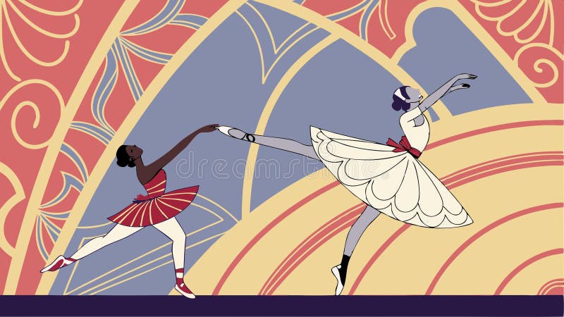 Ballet Dancer Silhouette, Graceful Movement and Dance Performance ...