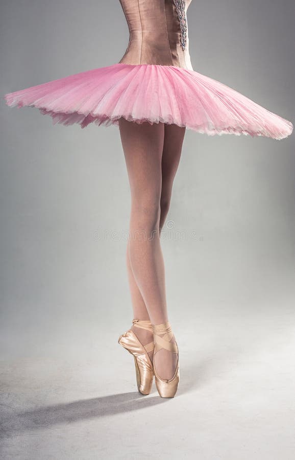 Ballet Dancer Standing on Pointes Stock Photo - Image of dance ...