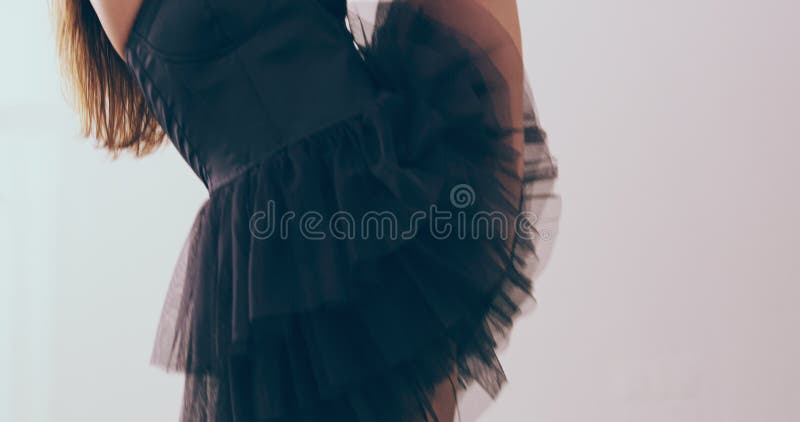 Ballet, Dancer and Stretching Legs in Class and Thinking of Training ...