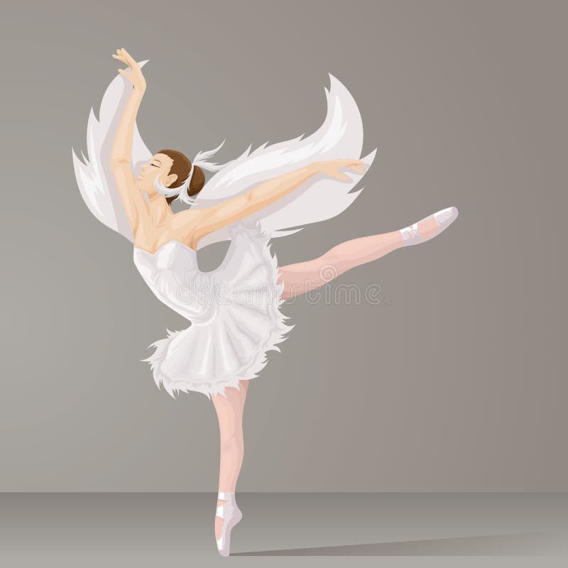 Ballet Dancer. Vector Illustration Decorative Design Stock Vector ...