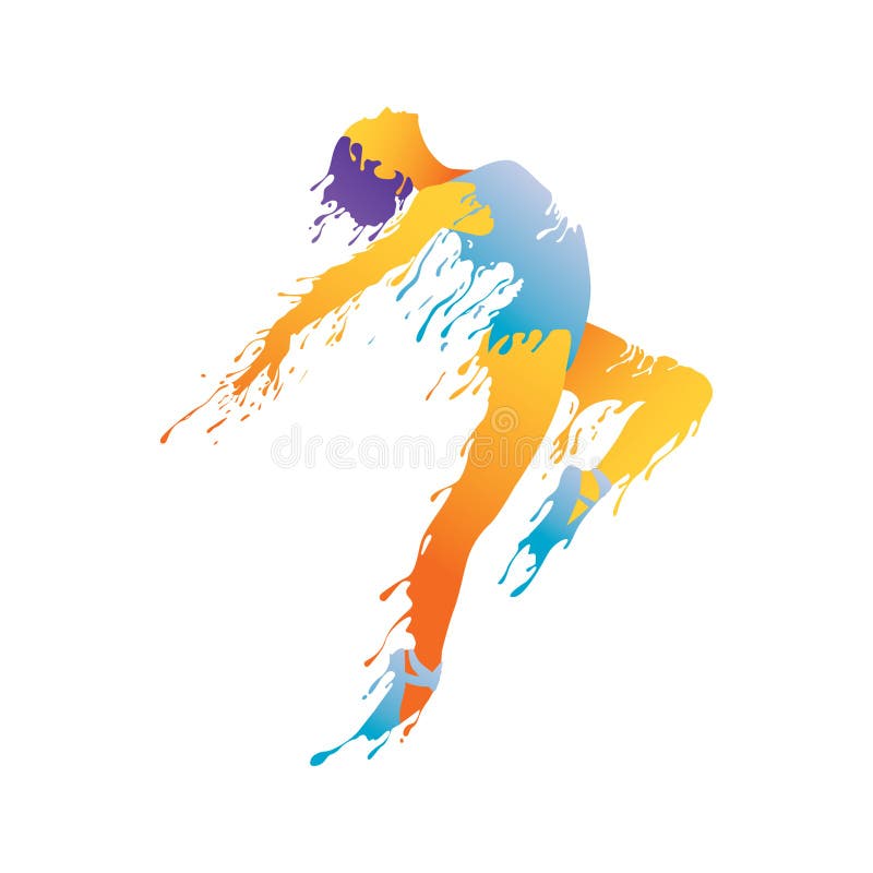 Ballet Dancer. Vector Illustration Decorative Design Stock Vector ...