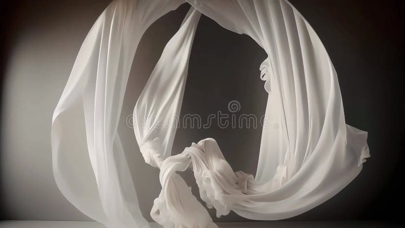 Ballet Dancer Video Background Flowing Animated Drapes Stock Footage ...