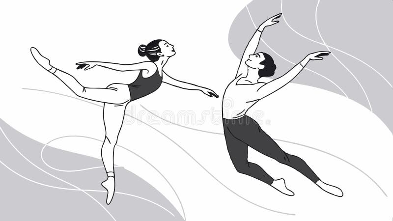 Balletic Movements Stock Illustrations – 199 Balletic Movements Stock ...