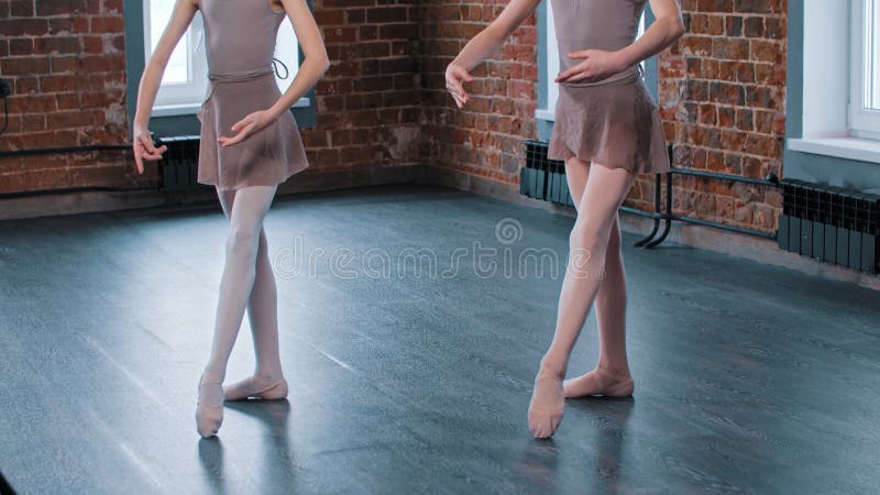Ballet Dancing - Two Ballerina Girls on Training Stock Photo - Image of ...