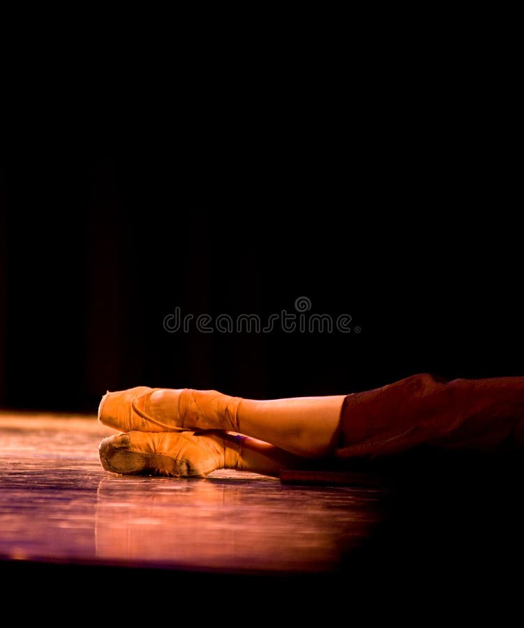 Ballet Feet stock photo. Image of pointe, stage, background - 5373580