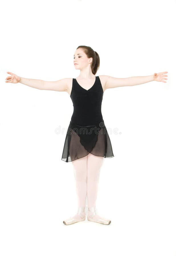 Ballet first position stock image. Image of model, pretty - 3255975