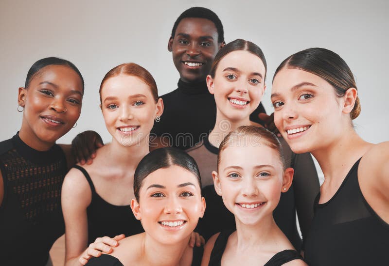 Studio, Girl or Ballet Dancer with Stretching for Legs, Flexibility and ...