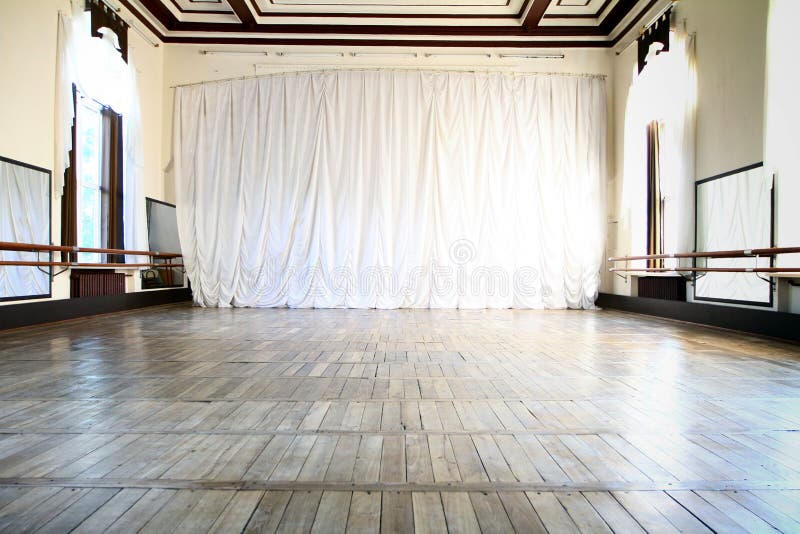 Ballet Hall with Big Mirrors Stock Photo - Image of ballet, room: 26333728