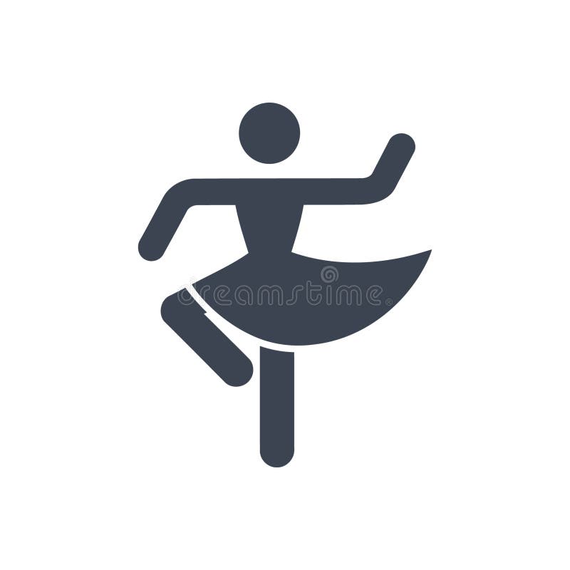 Ballet icon stock vector. Illustration of performance - 375316592