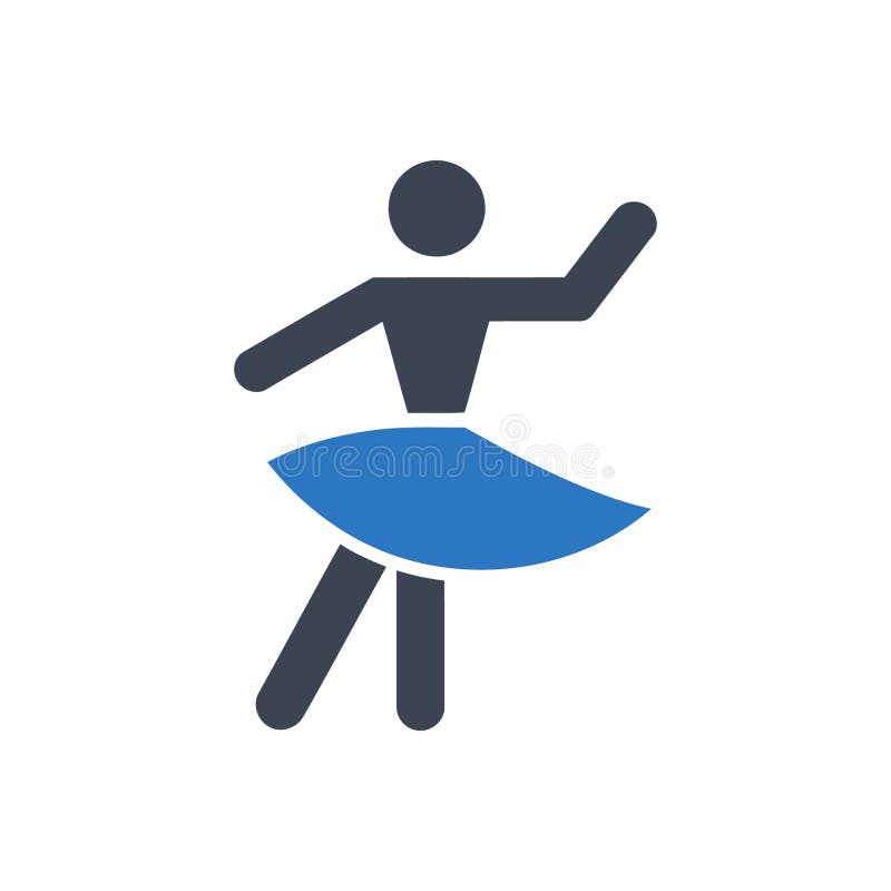 Ballet icon stock vector. Illustration of symbol, grace - 375316593
