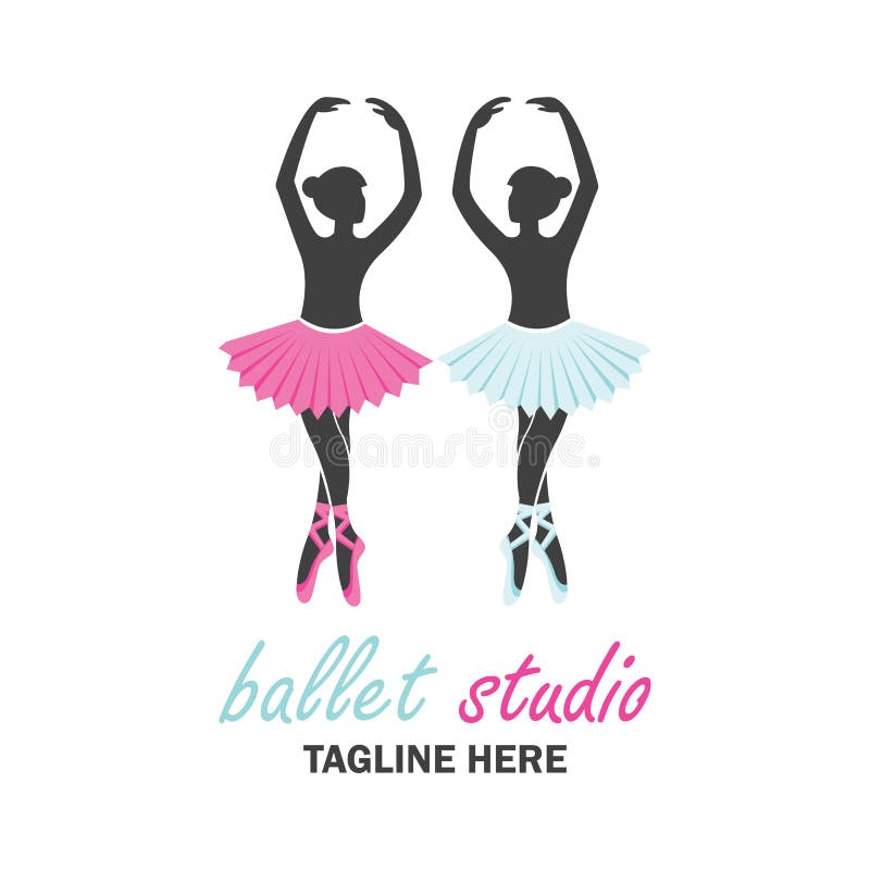 Ballet Logo for Ballet School. Vector Illustration Stock Vector ...