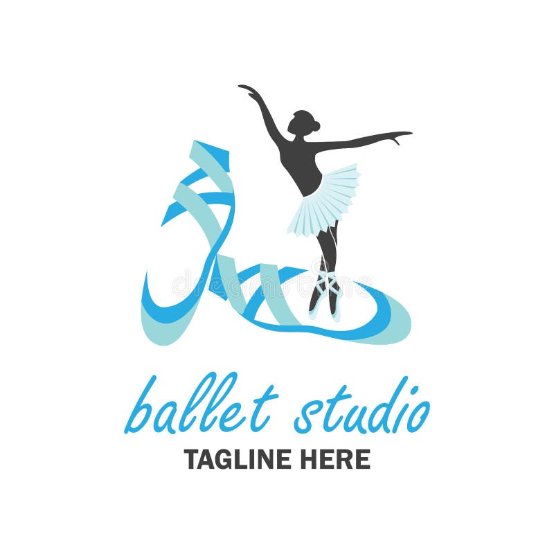 Ballet Logo for Ballet School. Vector Illustration Stock Vector ...