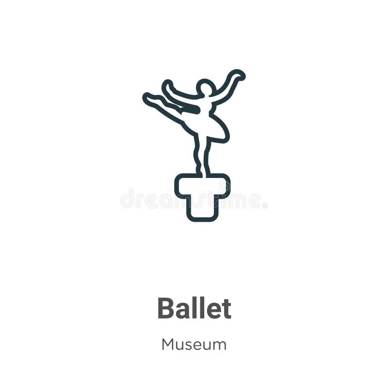 Ballet Icon in Filled, Thin Line, Outline and Stroke Style. Vector ...