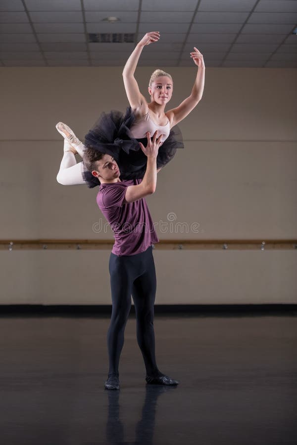 Ballet partners dancing stock image. Image of male, ballet - 255573525