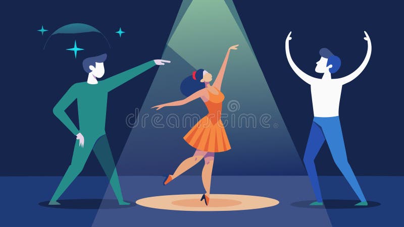 The Ballet Performance Featured Dimmed Spotlights and a Sign Language ...