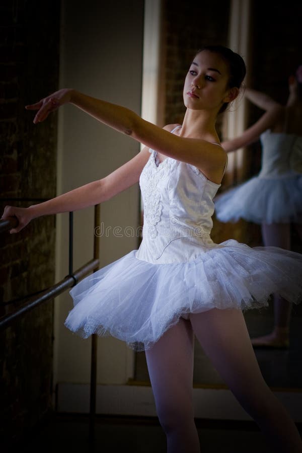 Student Learns Port Des Bras from Ballet Teacher Stock Photo - Image of ...