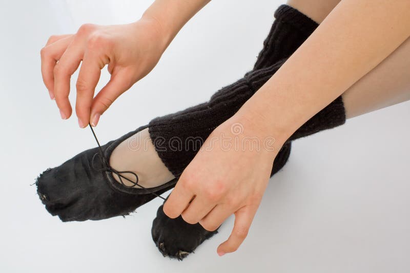 Ballet Pose with Arched Back Stock Image - Image of girl, body: 7099607