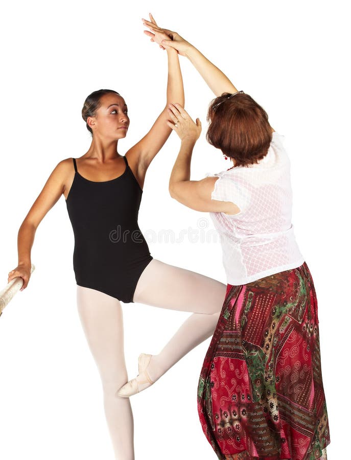 Ballet Steps stock image. Image of female, barre, dancing - 8678995