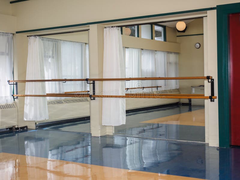 Ballet studio stock photo. Image of floor, leisure, barre - 52771480