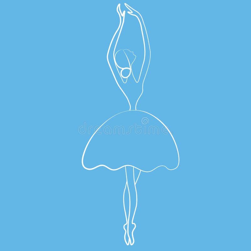 Ballet Stylized Symbol. Dance Icon Stock Vector - Illustration of ...