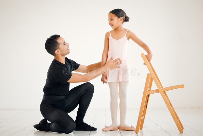Ballet, Support and Coach or Teacher with Student for Learning ...