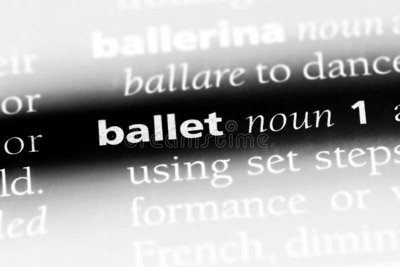 Ballet stock photo. Image of printed, info, writing - 114406756