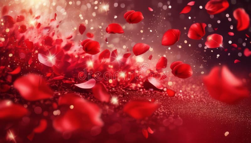 Balletic Rose Cascade stock illustration. Illustration of romantic ...