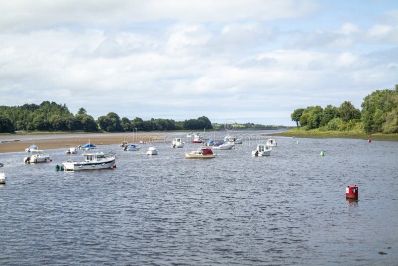 Ballina, Ireland - July 15 2022 - Concrete Ship Lying on River Moy ...