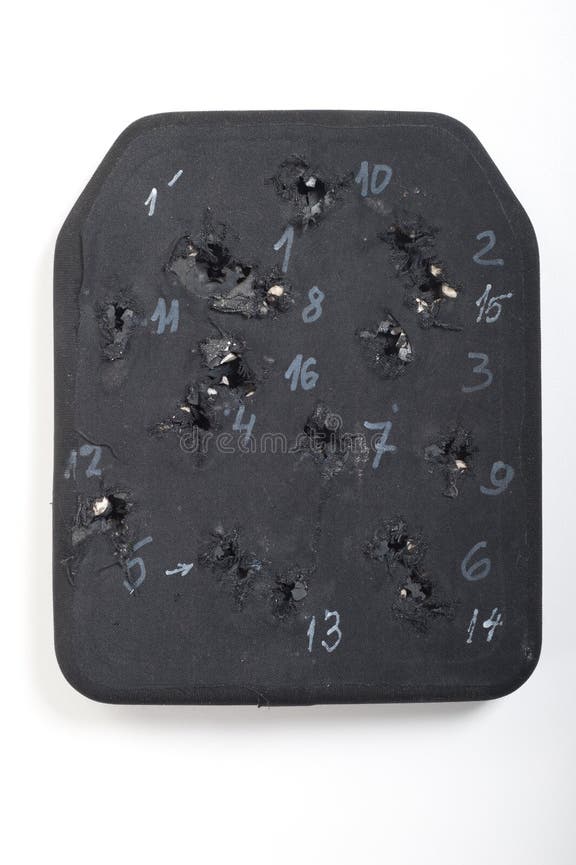 Ballistic Insert for Bulletproof Stock Photo - Image of gear, military ...
