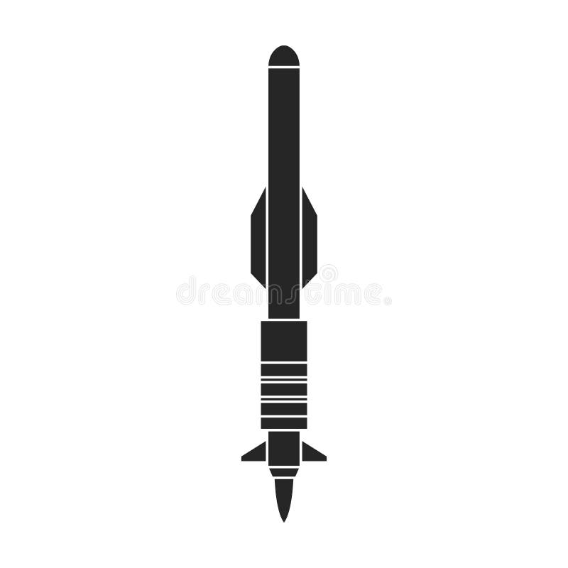 Ballistic Missile Vector Icon.Cartoon Vector Icon Isolated on White ... Ballistic Missile Vector Icon.Cartoon Vector Icon Isolated on White ...