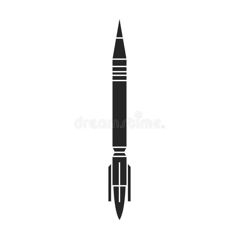 Ballistic Missile Vector Icon.Cartoon Vector Icon Isolated on White ... Ballistic Missile Vector Icon.Cartoon Vector Icon Isolated on White ...