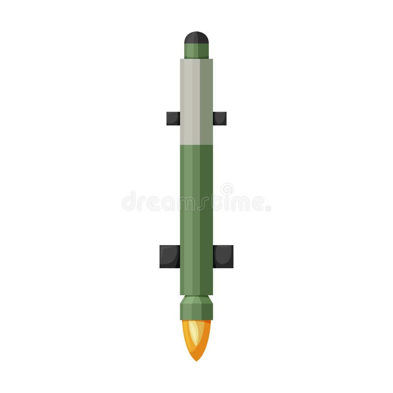 Ballistic Missile Vector Icon.Cartoon Vector Icon Isolated on White ... Ballistic Missile Vector Icon.Cartoon Vector Icon Isolated on White ...