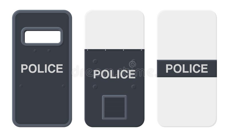Ballistic Shield Police Guard Icon Stock Vector - Illustration of ...