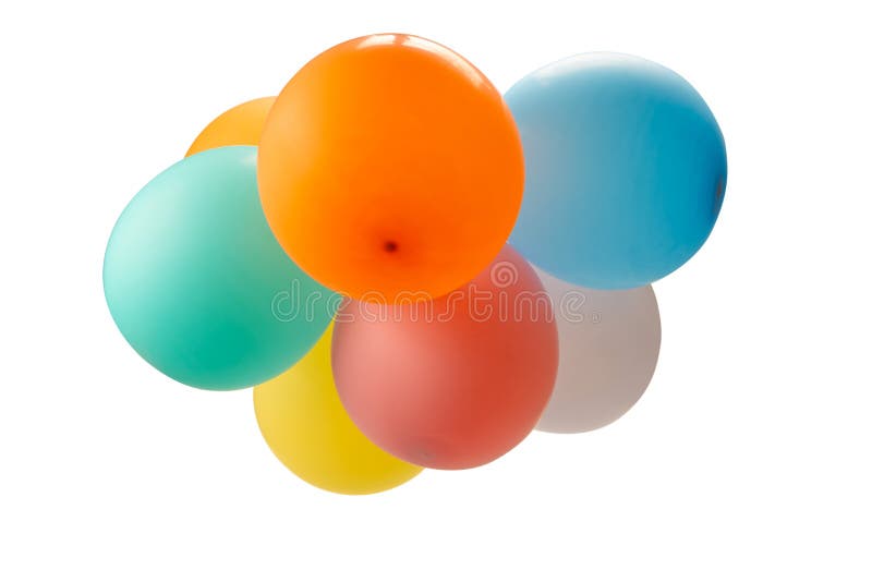 A Ballon Isolated on a White Background Stock Photo - Image of isolated ...