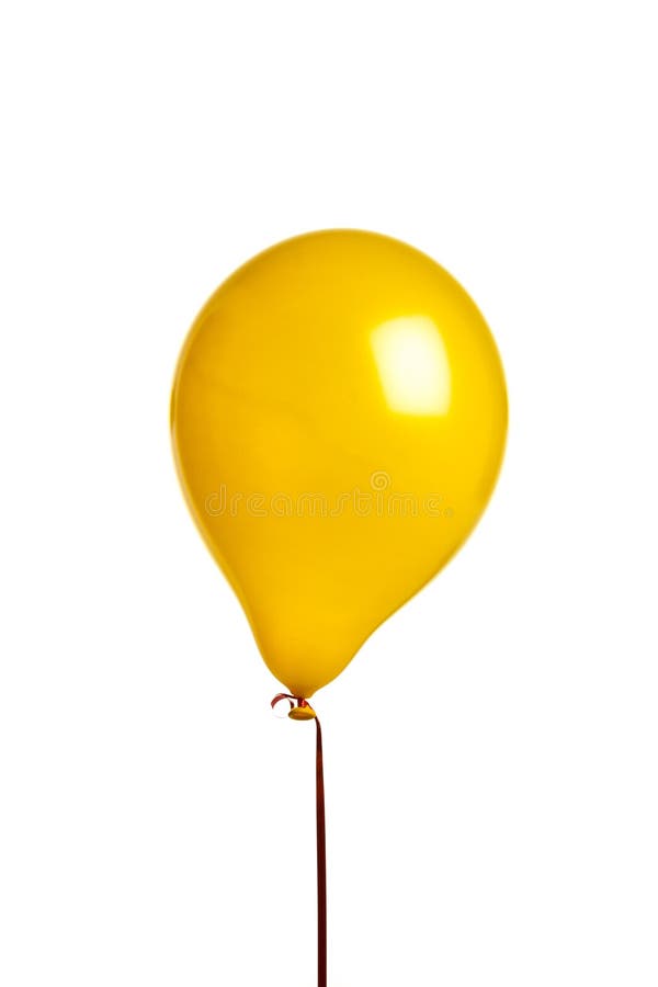 Ballon jaune image stock. Image du festif, neuf, ballon - 38169141