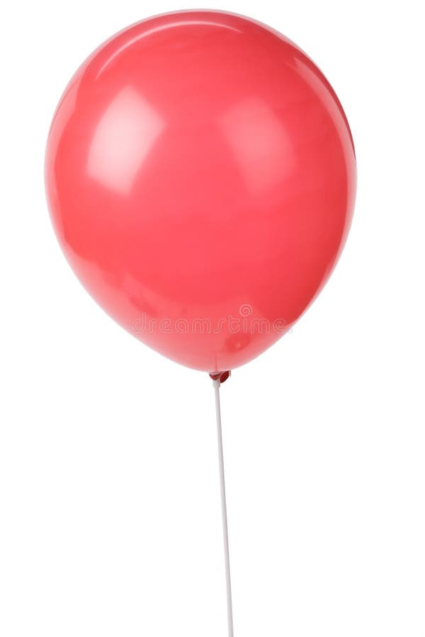 Ballon rouge image stock. Image du blanc, rouge, ballon - 3375935