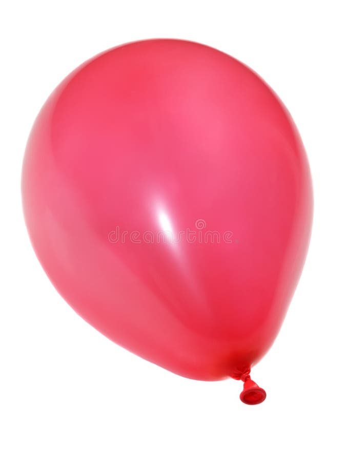 Ballon rouge photo stock. Image du ballon, anniversaire - 13551192