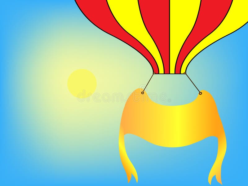 Balloon stock vector. Illustration of advertising, colorful - 23055625