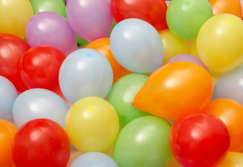 Falling Balloons stock image. Image of holiday, ballon - 15659633