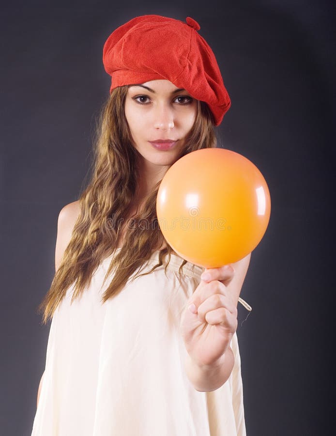 Balloon stock image. Image of human, balloon, gorgeous - 6355955