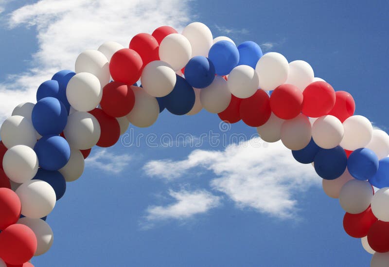 Balloon arch background stock photo. Image of bunch, happy - 946306