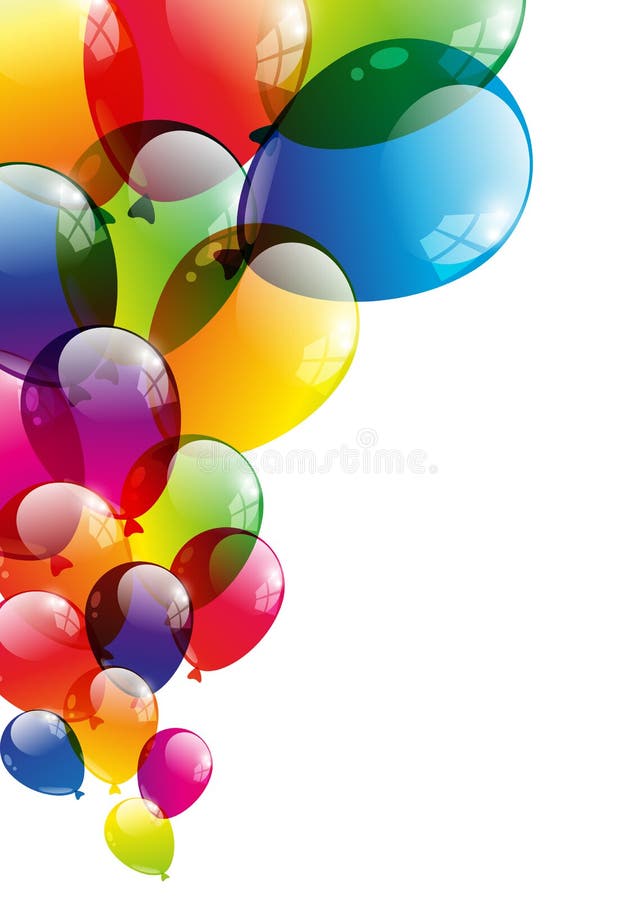 Balloon background stock vector. Illustration of happy - 27163904