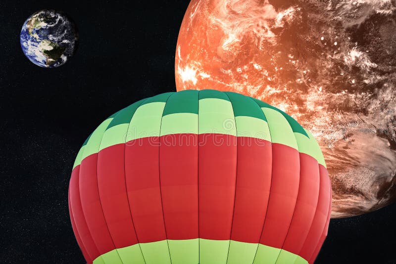 Balloon and NASA Capsule stock image. Image of ascending - 1901831